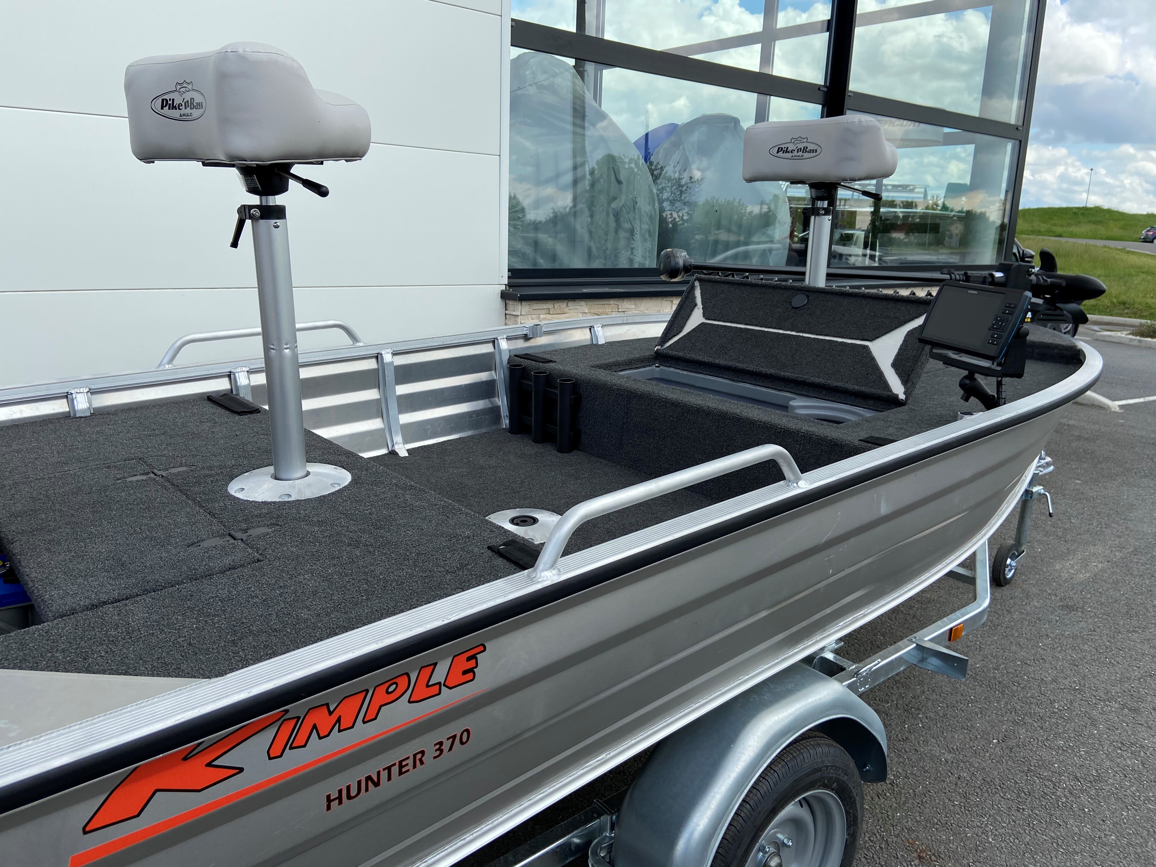 Barque Kimple Hunter 370 aménagée - Barque de pêche